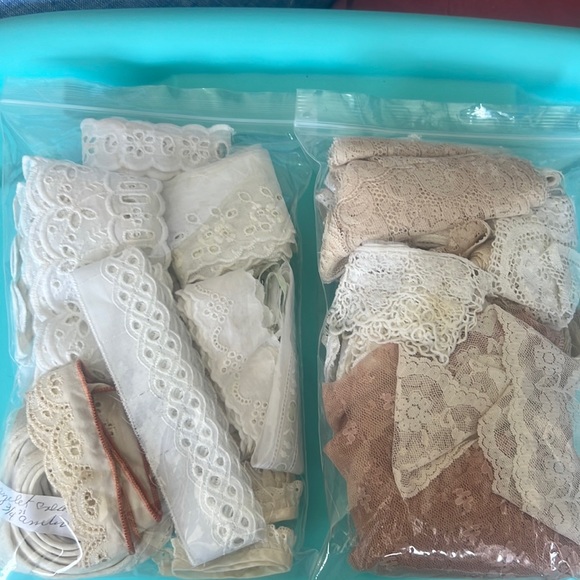 Accessories | Vintage Eyelet And Lace Remnants | Poshmark